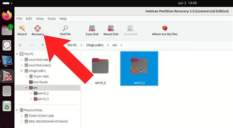 how to recover oracle vm virtualbox machine data in linux