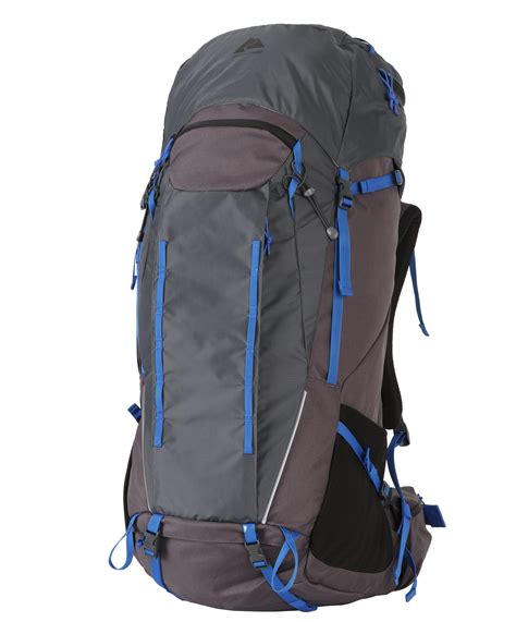 Ozark Trail Adult Unisex 65 Liter Backpacking Backpack Gray