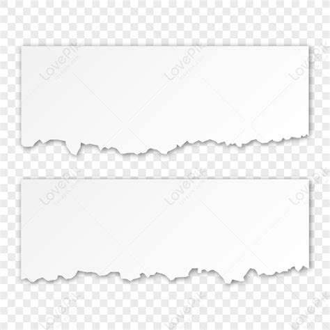 두 개의 찢어진 흰 종이 스트립 찢어진 종이 일러스트눈물 종이파편 Png 일러스트 무료 다운로드 Lovepik