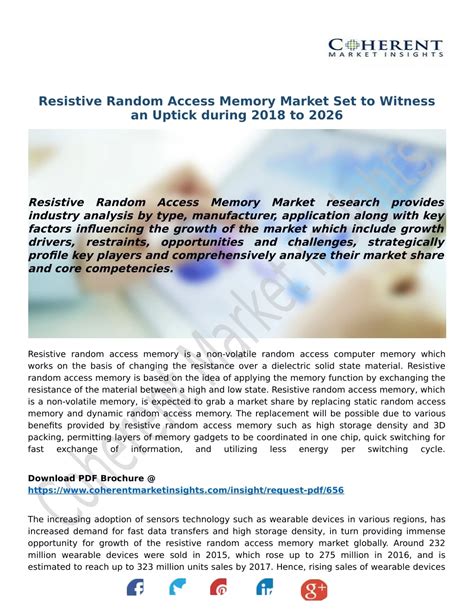 Ppt Resistive Random Access Memory Market Set To Witness An Uptick During 2018 To 2026