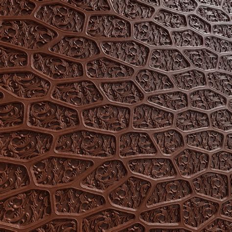 Patterned Clay Ceramic Pbr Texture