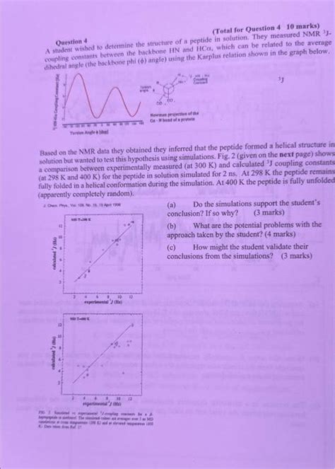Total For Question 410 Marks Question 4 A Stadent