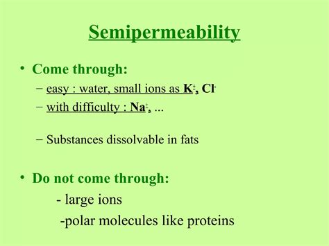 The Properties Of Biological Fluids And Features Of Transport Through Cell Membranetransport
