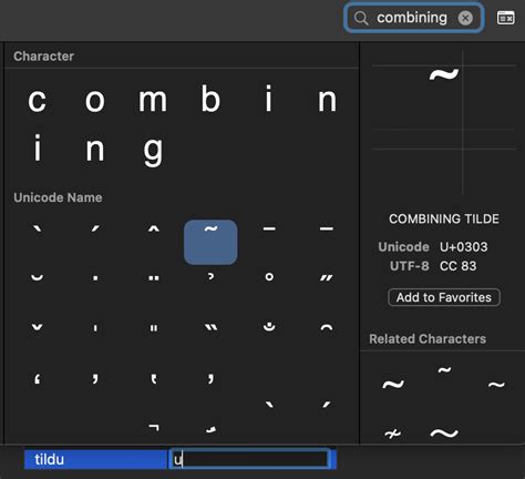 Tilde Over U Apple Community