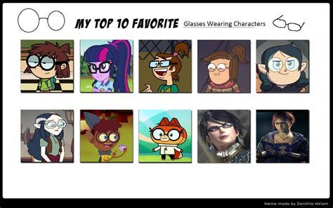Cartoon Characters With Glasses