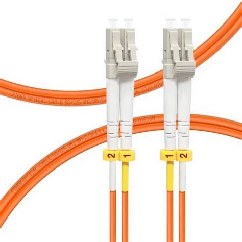LC LC MM OM DUPLEX FIBER PATCH CORD Lszh Orange At Best Price In Nagpur