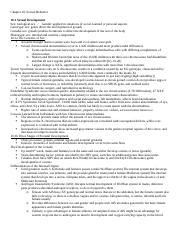 Brain And Behavior Notecard Quiz Docx Chapter Sexual Behavior Sexual Development