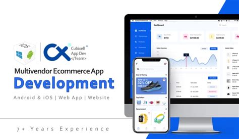 develop multivendor ecommerce marketplace mobile app and website by