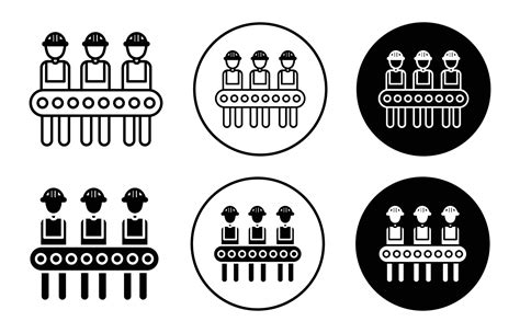 Assembly Icon Sign Set In Outline Style Graphics Design 47624857 Vector Art At Vecteezy