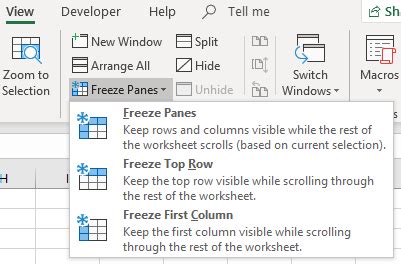 Why Does Excel Keep Freezing Panes At Row Sourcescopax
