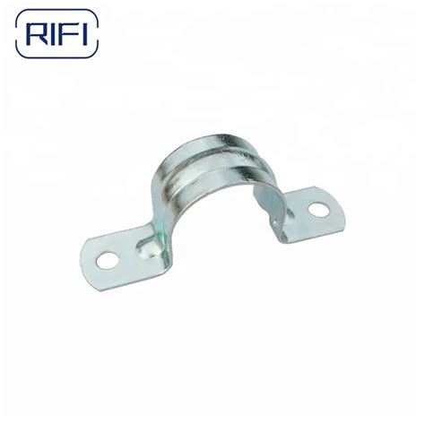 Emt Conduit Fittings Galvanized Saddle Clamp 2 Hole Strap Emt Conduit