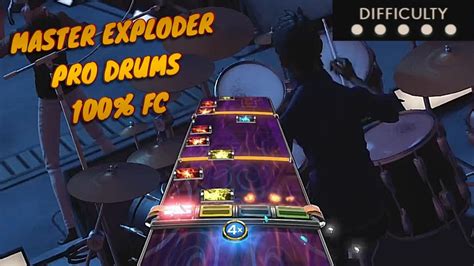 Rock Band 4 Master Exploder By Tenacious D Pro Drums 100 Fc Youtube