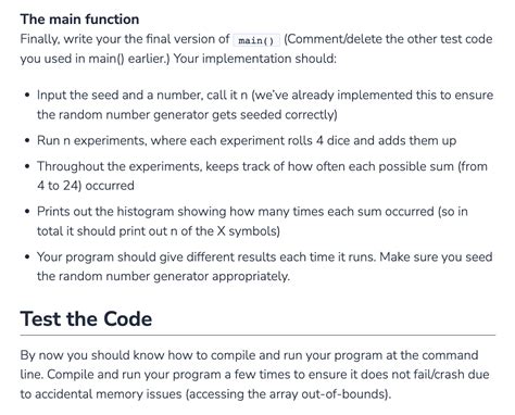 Solved You Will Write A Program To Simulate The Roll Of 4