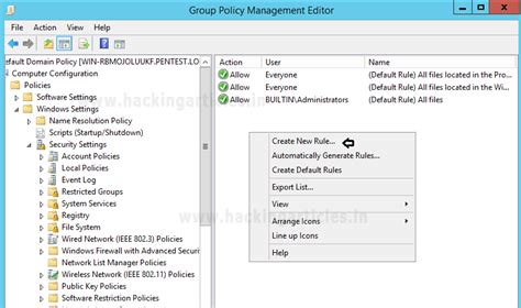 Windows Applocker Policy A Beginners Guide Hacking Articles