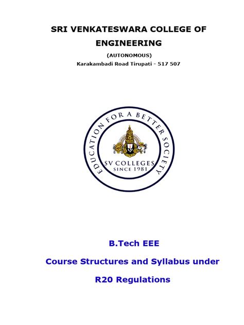 svce eee dept r20 complete course structure syllabus pdf