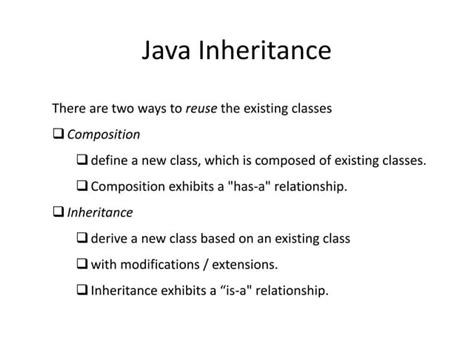 Java Inheritance Pptx