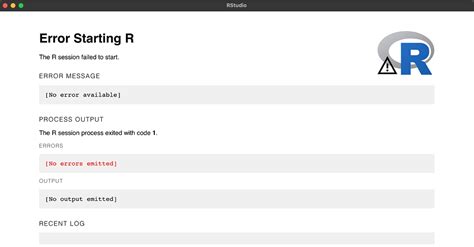 MacOS Big Sur The R Session Failed To Start RStudio IDE Posit Community