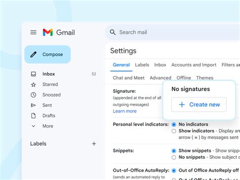how to add an email signature to gmail on web