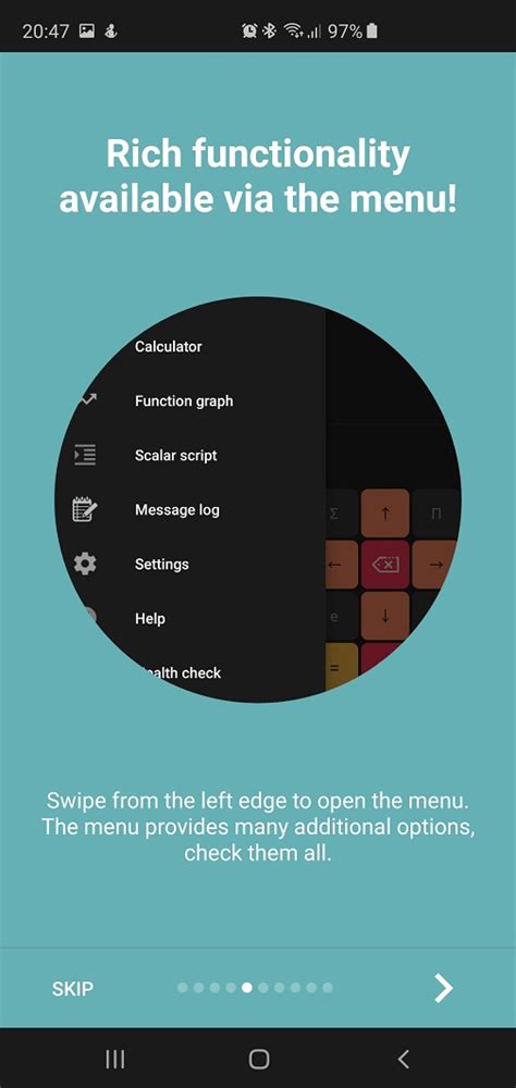 ℹ Scalar User Manual Scalar Scientific Calculator App Charts Scripts