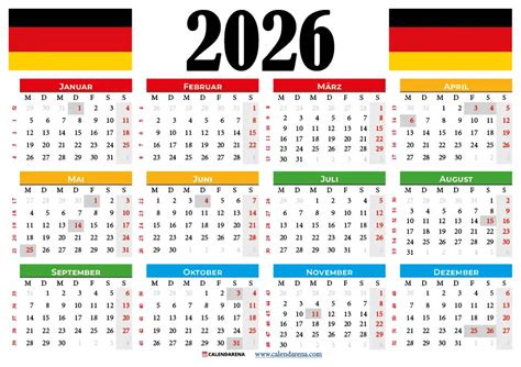 Kalender 2026 Mit Ferien Ihr Ultimativer Planungsguide