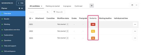 Similarity Reports Turnitin Marking 20 Inspera Help Center