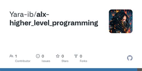 GitHub Yara Ib Alx Higher Level Programming