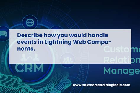 Describe How You Would Handle Events In Lightning Web Components