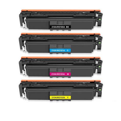 Compatible Hp 210a 4 Pack Toner Cartridge Combo High Yield Bkcmy