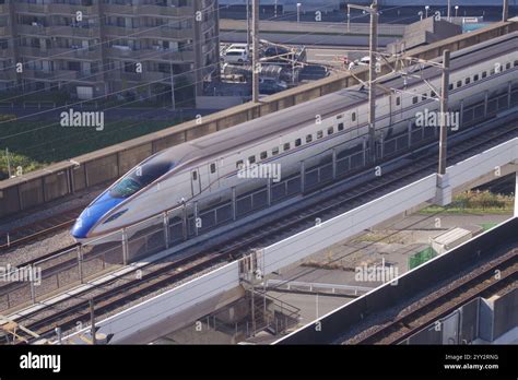 Shinkansen Train In Japan Stock Photo Alamy