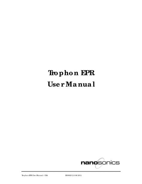 Download Trophon Epr Form • Templatesowl