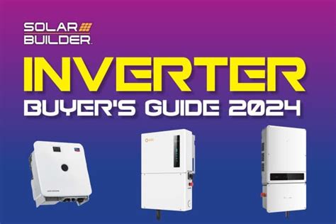 Solar Pv Inverters Buyers Guide 2024