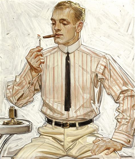 J C Leyendecker A Cluett Shirt Deserves The Approval Of The Man Who