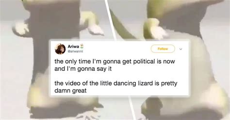 This Dancing Lizard Has Brought Great Wisdom And Happiness To The Masses Rejoice