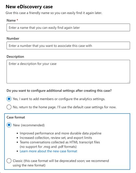 Teams Workflow In Ediscovery Premium Microsoft Purview Compliance