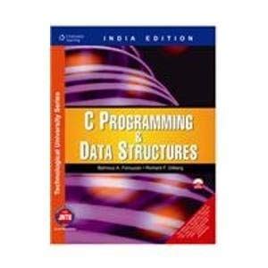 Buy C Programming Data Structures Jntu W Cd Book Online At Low Prices In India C