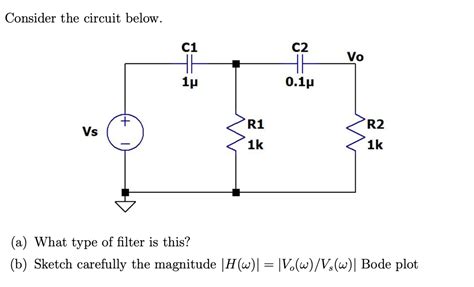 Solved Consider The Circuit Belowanswer Part Bb ﻿sketch