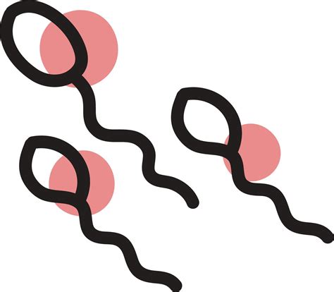 Pink Sperm Illustration Vector On A White Background 13713460