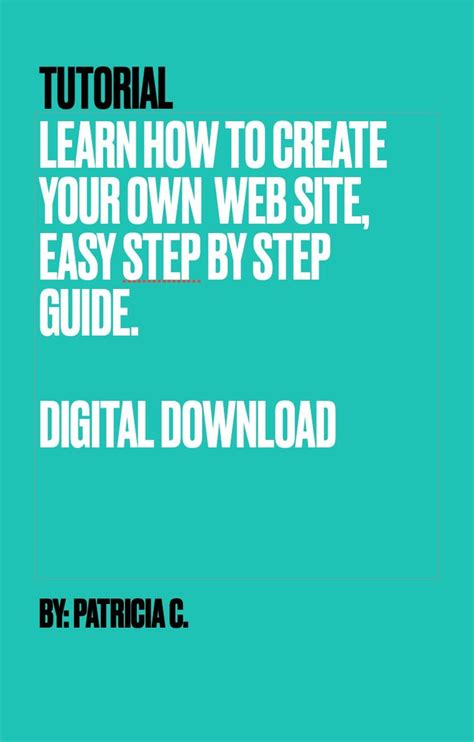how to create your own website step by step tutorial etsy