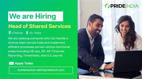 anjali krishna kumar on linkedin hiring head of shared service