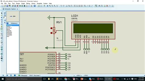 12 Examples of interfacing LCD to AVR using CodeVision and Proteus ...