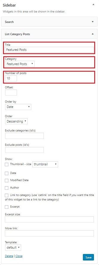 How To Add Featured Posts Widget In Wordpress Using List Category Posts
