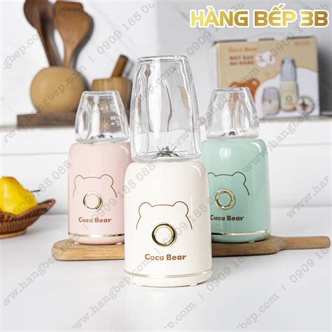 Máy Xay đa Năng Coco Bear Hr Zj 01 Xanh Hàng Bếp 3b HÀng BẾp
