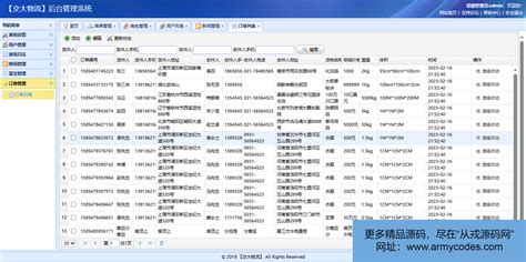 基于ssm的物流快递管理系统 java毕业设计 从戎源码网 从戎源码网