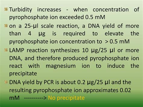Lamp Loop Mediated Isothermal Amplification Pptx Infectious