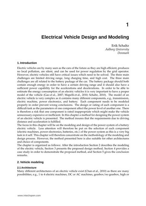 PDF Electrical Vehicle Design And Modeling InTech Open Science DOKUMEN TIPS