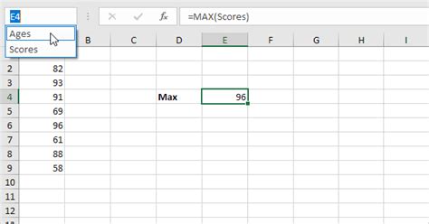 Name Box In Excel Step By Step Tutorial