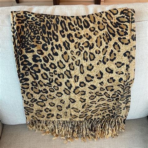 Accessories Leopard Print Pashmina Shawl Poshmark