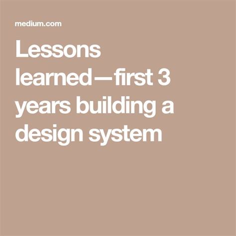 Lessons Learned Building A Design System