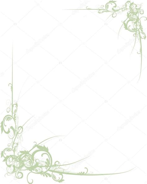 Floral Scroll Border