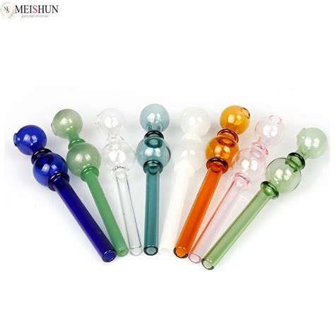 Wholesale Handmade Double Bubble Oil Burner Pipe Bubbler Best Oil